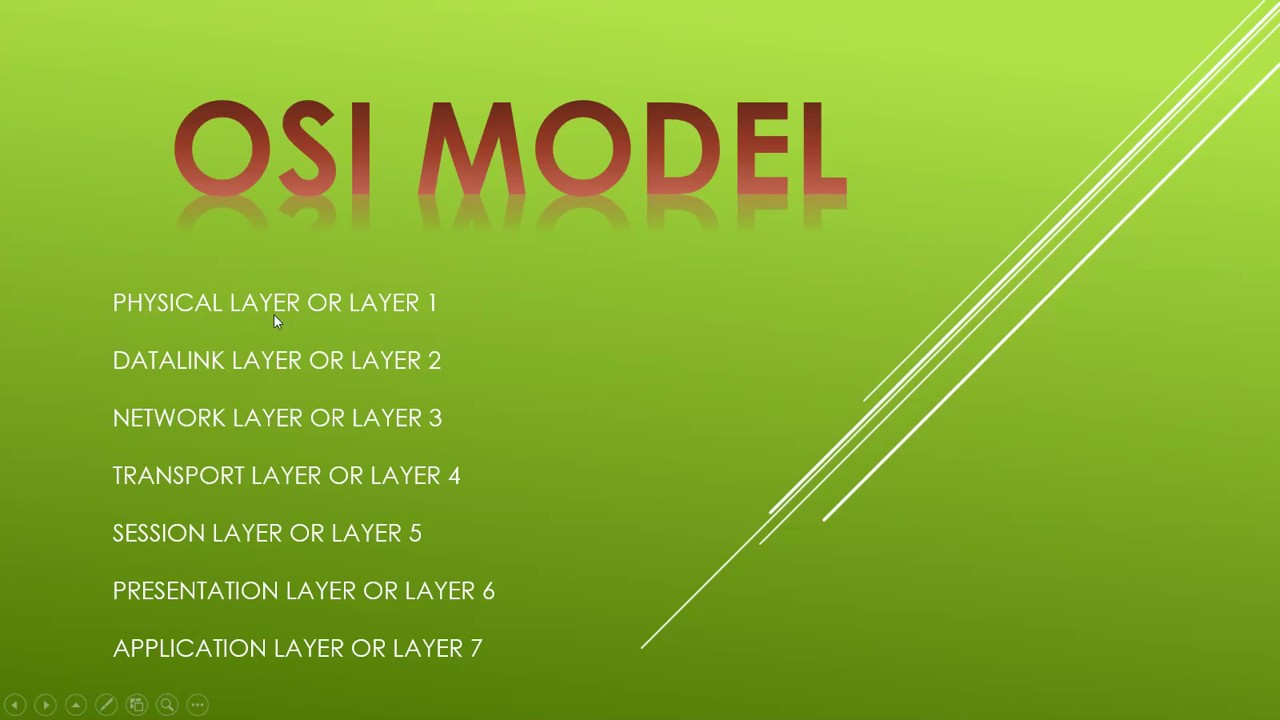 osi model layer 1 physical layer (part one)