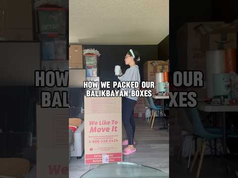 How we packed our Balikbayan boxes! #packing #balikbayanbox #packwithme #moving #philippines #lbc