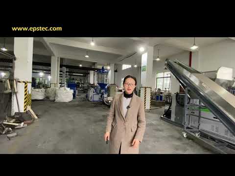 EPS pelletizer machine for recycling expanded polystyrene Full testing tutorial video