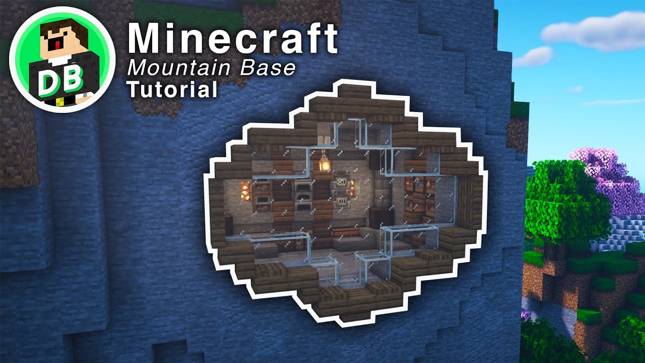 Minecraft - Mountain Base Tutorial - Minecraft Builders