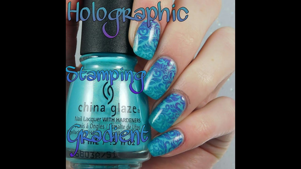 How to: Holographic stamping gradient