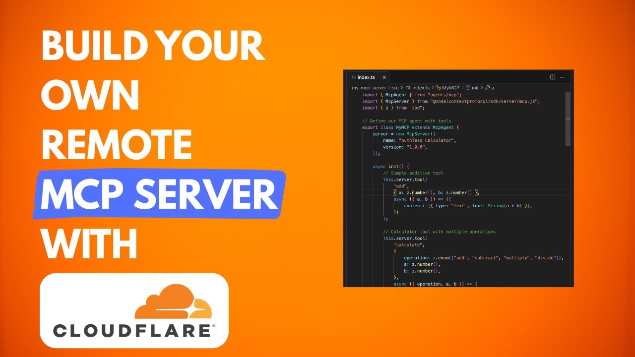 Build your own remote MCP Server with Cloudflare