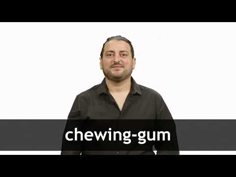 English Translation of “CHEWING-GUM” | Collins French-English Dictionary