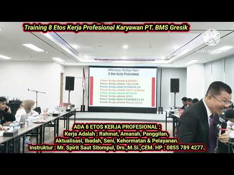 MOTIVASI SUKSES | 8 ETOS KERJA KUNCI SUKSES MENINGKATKAN PRODUKTIVITAS KERJA & KEUNGGULAN PERUSAHAAN