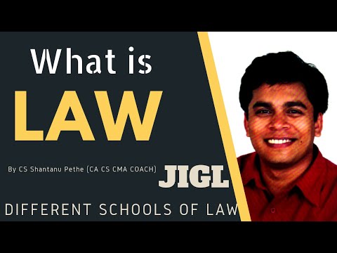Meaning of Law | What is Law | Different Schools of Law | JIGL | CS Executive | General Laws