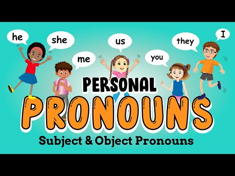 Personal Pronouns for Kids | Subject and Object Pronouns