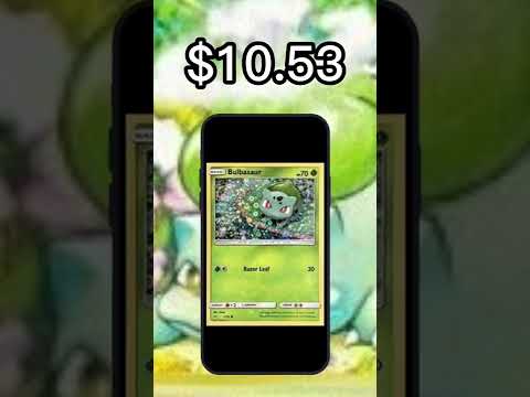 Top 10 Most Expensive Bulbasaur Cards! #pokemon #fyp #tcg #love #cool #shorts #five #ten #top10 #top