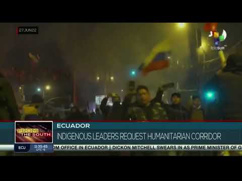 Indigenous movements in Ecuador urge to facilitate humanitarian corridors