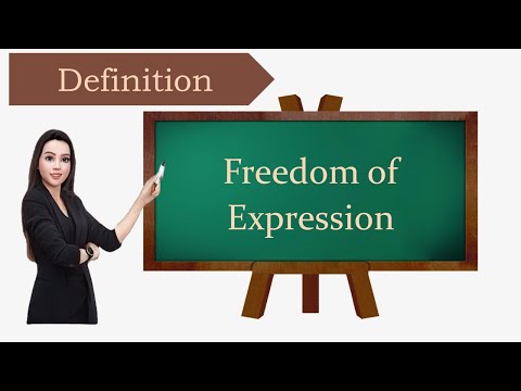 Legal term, definition, Freedom of Expression