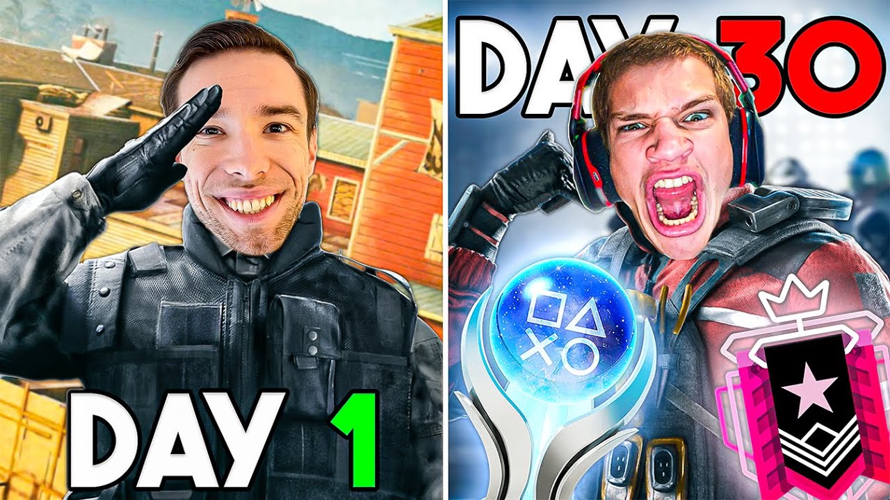 I Gave Myself 30 Days To Platinum Rainbow Six Siege as a Beginner