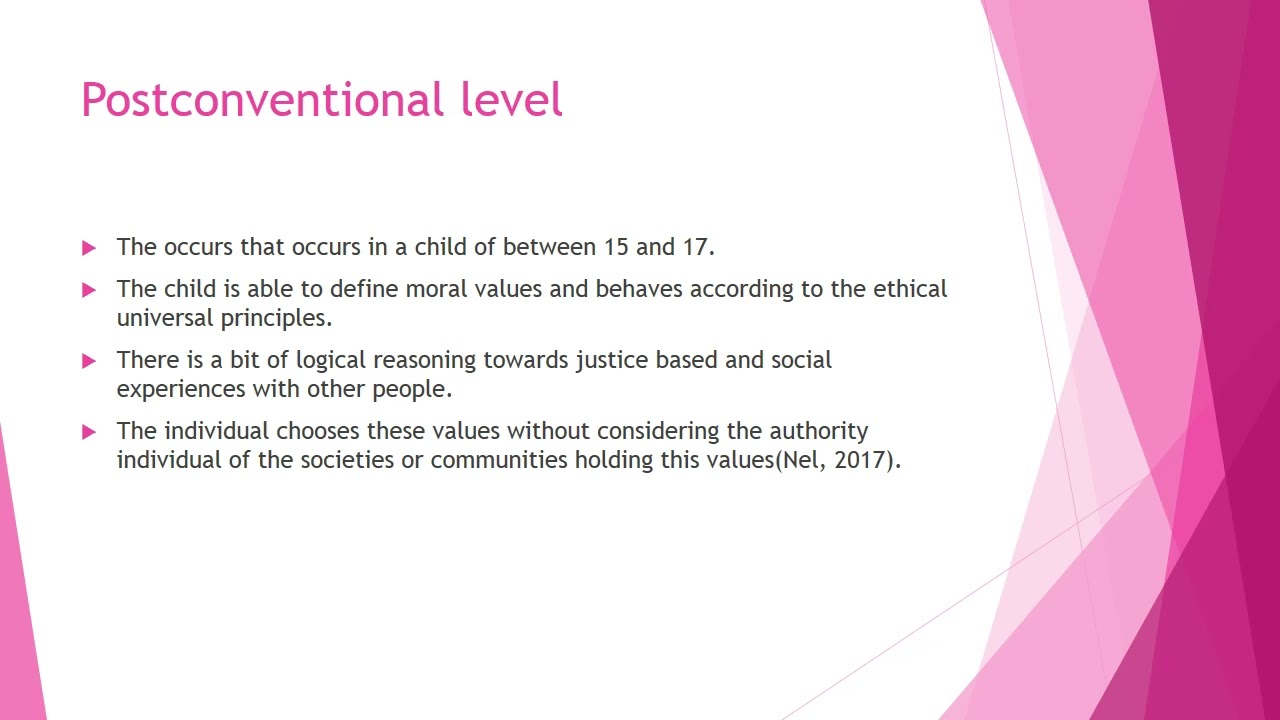 Moral development pptx pep assignment 4