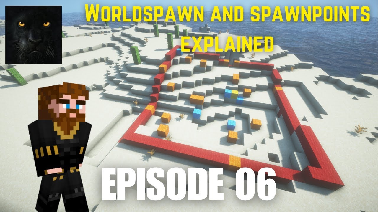 Beginner Tutorial 06 - Worldspawn and spawnpoints explained in Minecraft