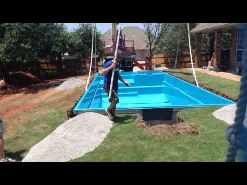 Leisure Pools Ultimate Fiberglass Pool Installation
