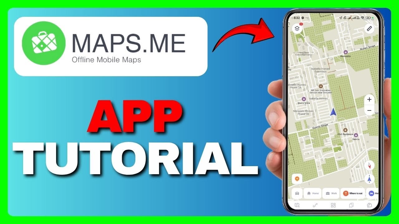 Maps.me  App Tutorial 2025!