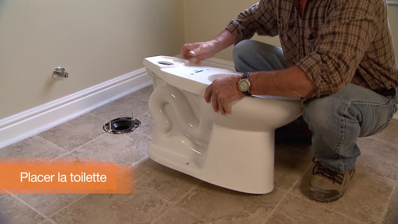 Comment installer des toilettes