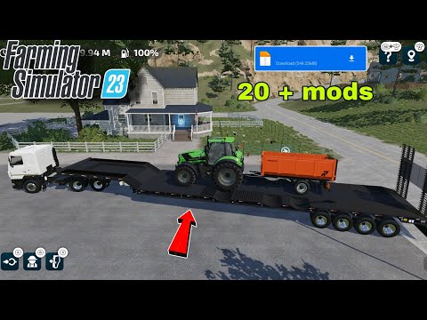 FS23 mods - Randon Trailer 25m , Kubota R640
