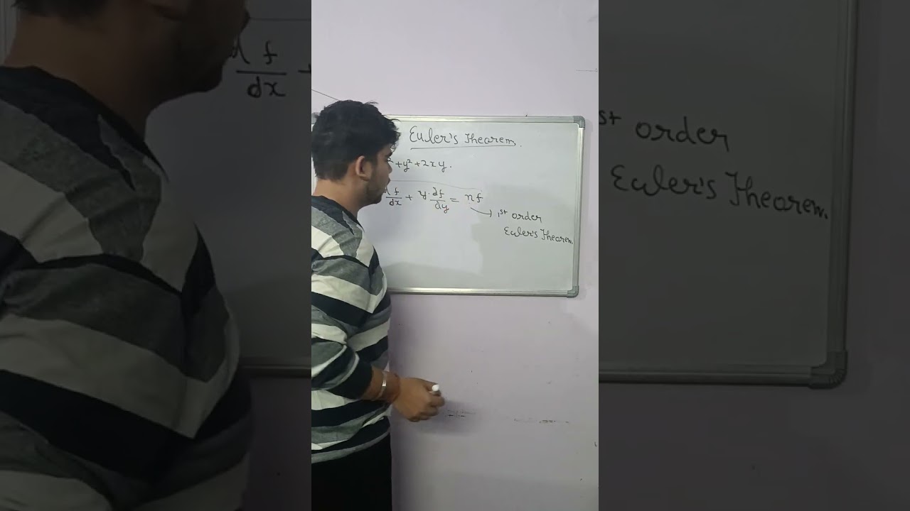 First Order Euler's Theorem ??? Easy way to Solve Differentiation 👍🏻👌