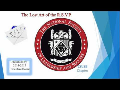 RSVP Explained