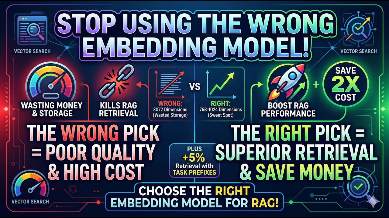 Stop Using the Wrong Embedding Model (Here's How to Pick)