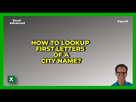 How to Quickly Create Abbreviations for City Names or Other Capitalized Words