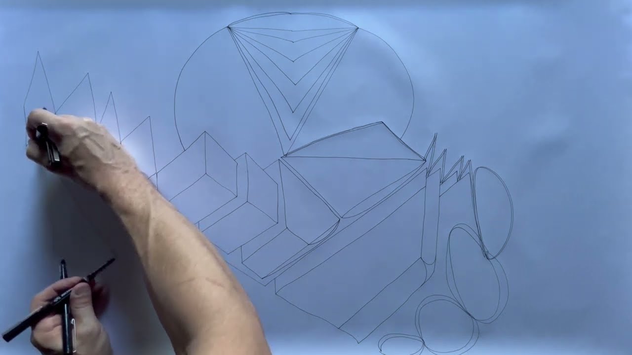Sketching Abstractions - Brain Training Random Geometries