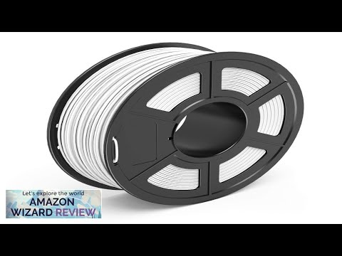 PLA 3D Printer Filament 1.75mm White Dimensional Accuracy +/- 0.02 mm 1 Review