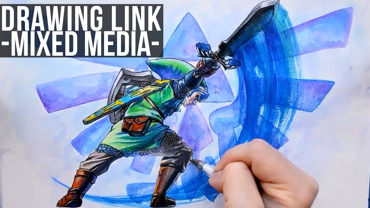 Drawing Link From The Legend of Zelda Skyward Sword