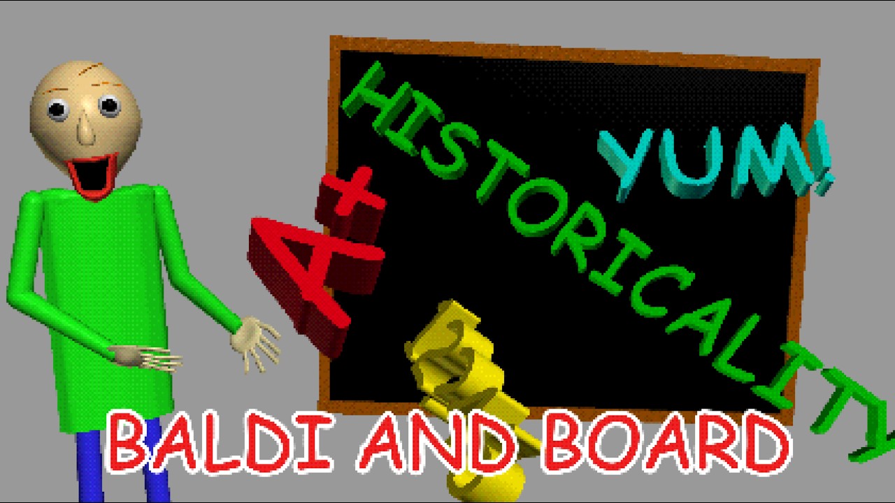 Baldi and Board! - Anim8or Animation