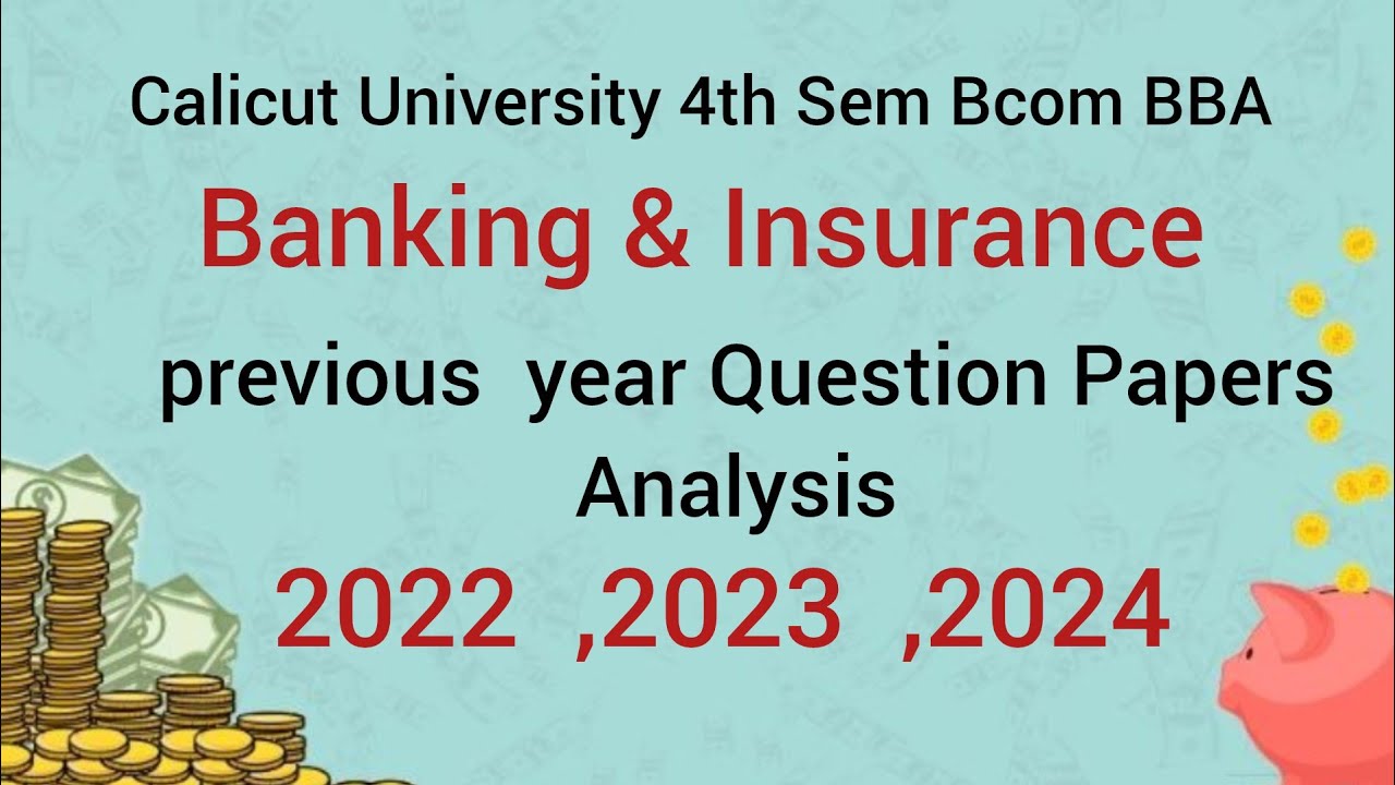 Banking & Insurance Previous Year Question Paper Analysis