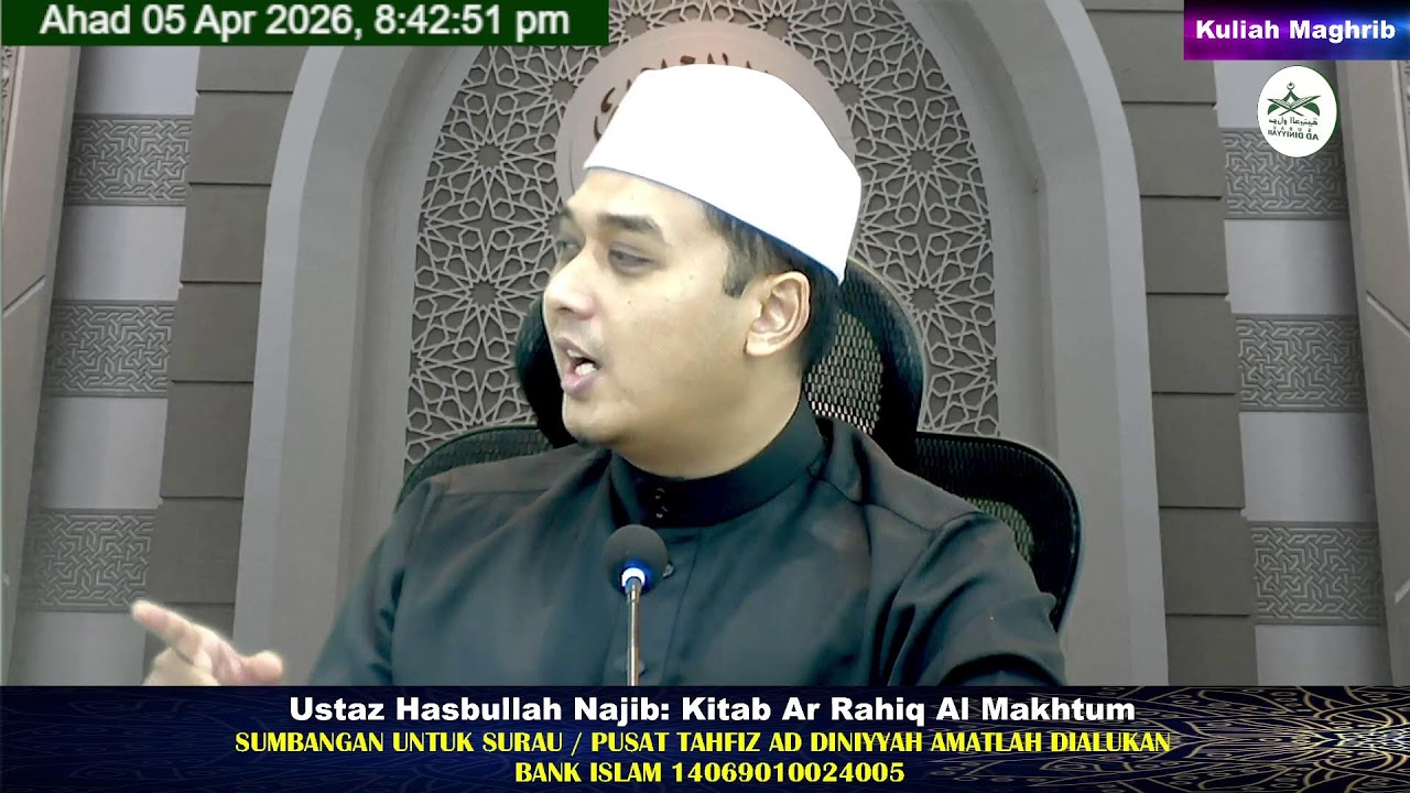 Kuliah Maghrib Ustaz Hasbullah Najib 05 April 2026 Surau Ad Diniyyah