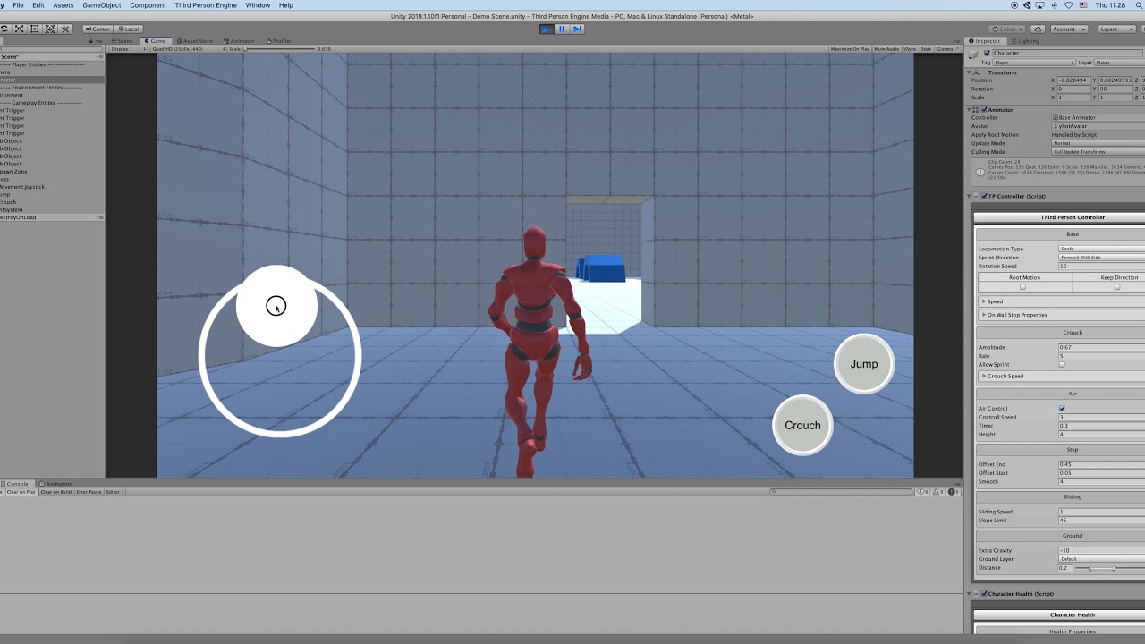 Third Person Engine - Tutorial: Mobile Integration