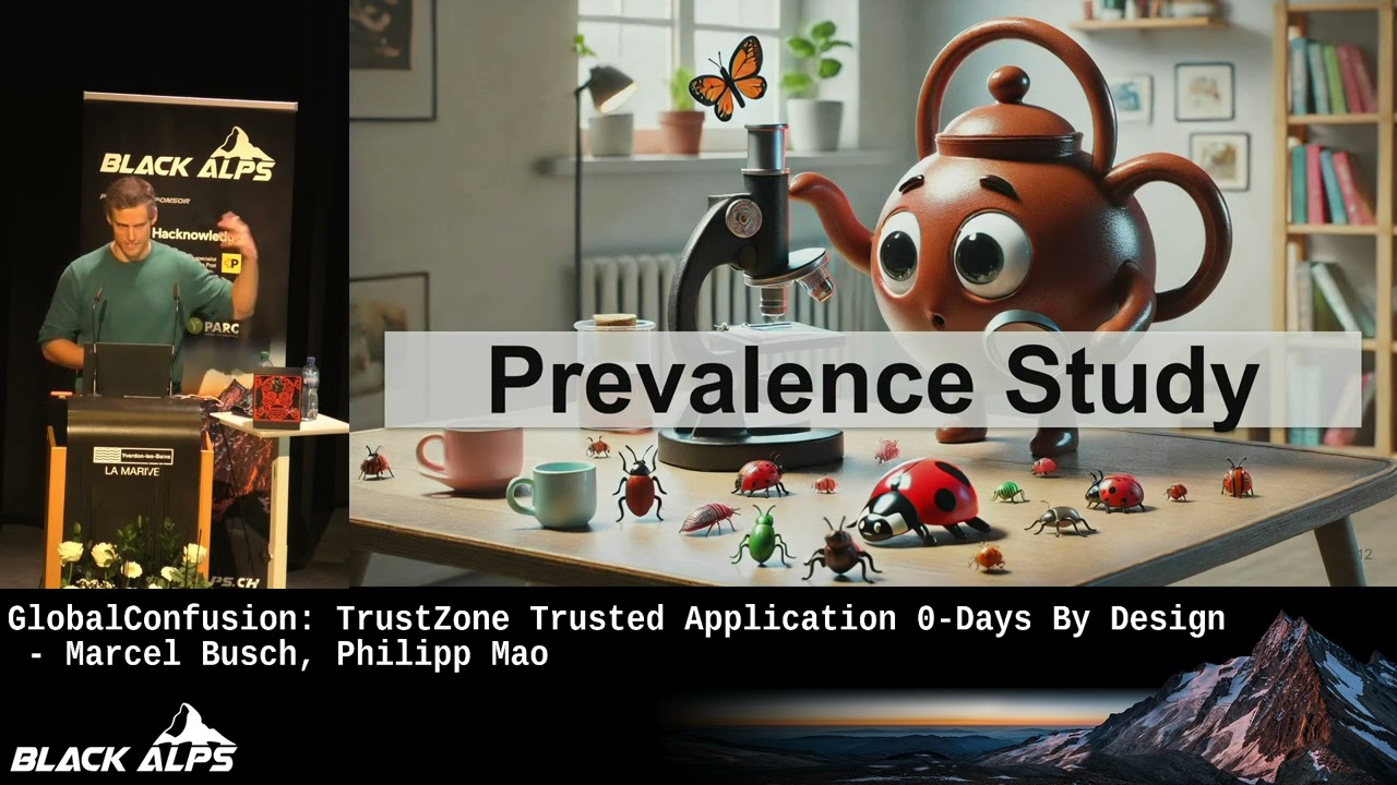 BlackAlps 2024: TrustZone Trusted Application 0-Days By Design - Marcel Busch and Philipp Mao