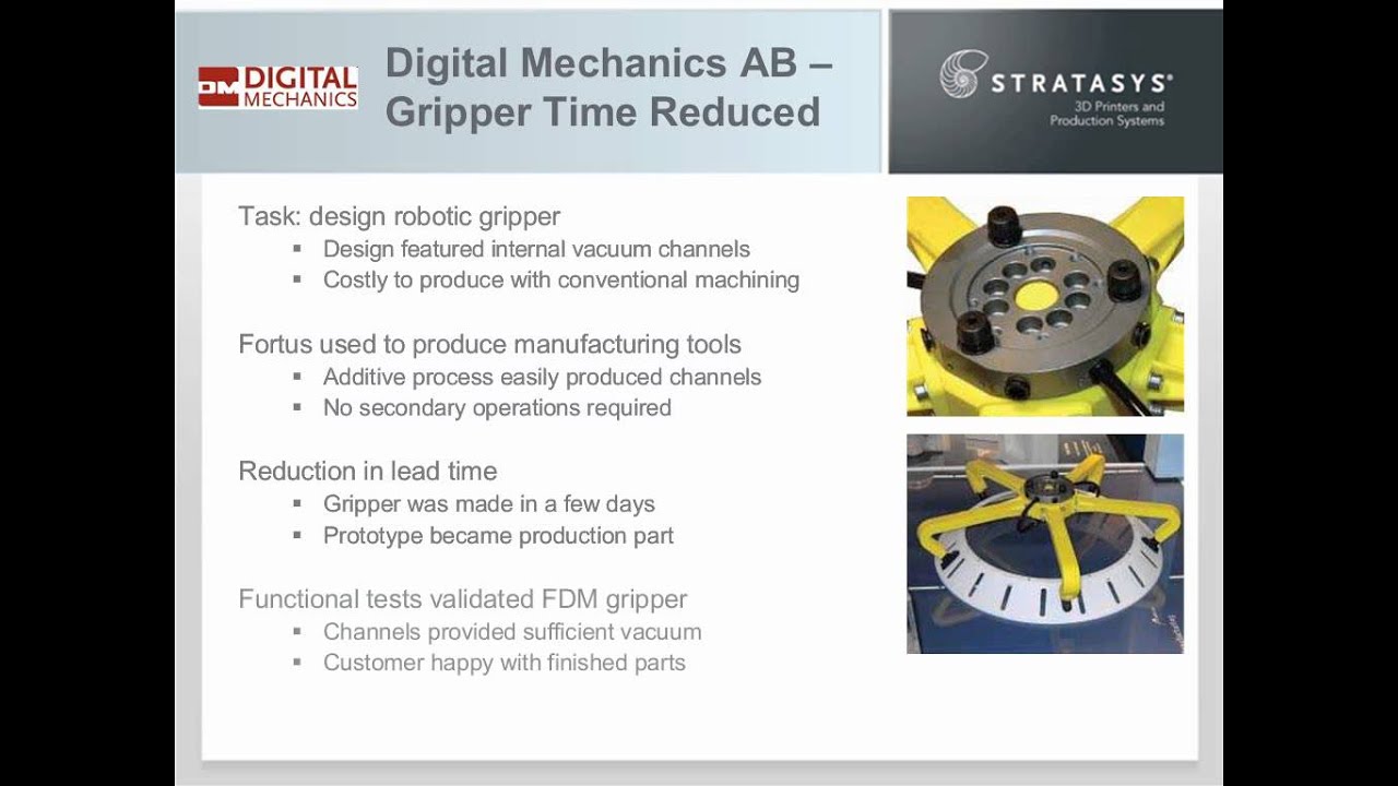 Stratasys - Manufacturing Tools 101