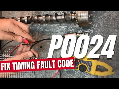 How to Test & Fix P0024 Exhaust Camshaft Position Timing Over Advanced Bank 2 - Engine Fault Code