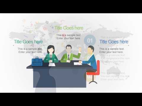 Global Workspace PowerPoint Template 16x9