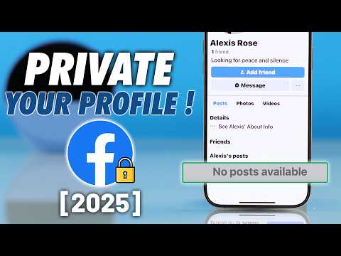 How To Make Your Facebook Account Private in 2025! [NEW METHOD]