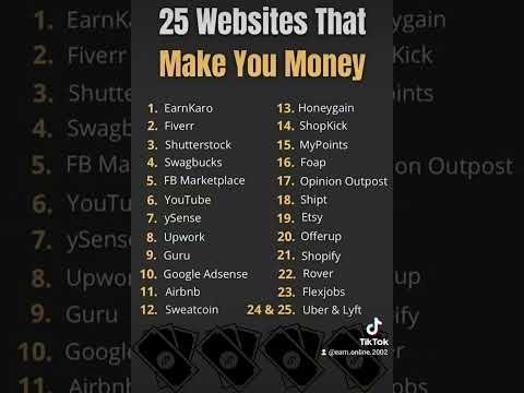 25 Websites That Make You Money