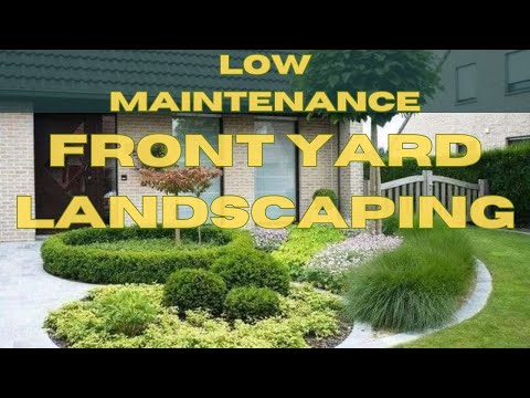 Low Maintenance Front Yard Ideas | Easy To Maintain & Year Around Front Yard Design Ideas