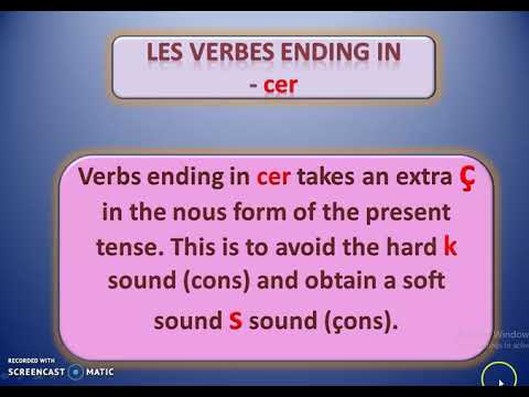 verbs ger and cer