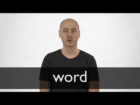 WORD - Meaning & Translations | Collins English Dictionary