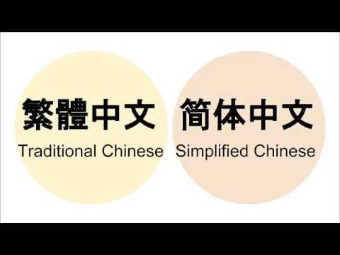 Lesson 1 - Should I Learn Traditional Chinese or Simplified Chinese?