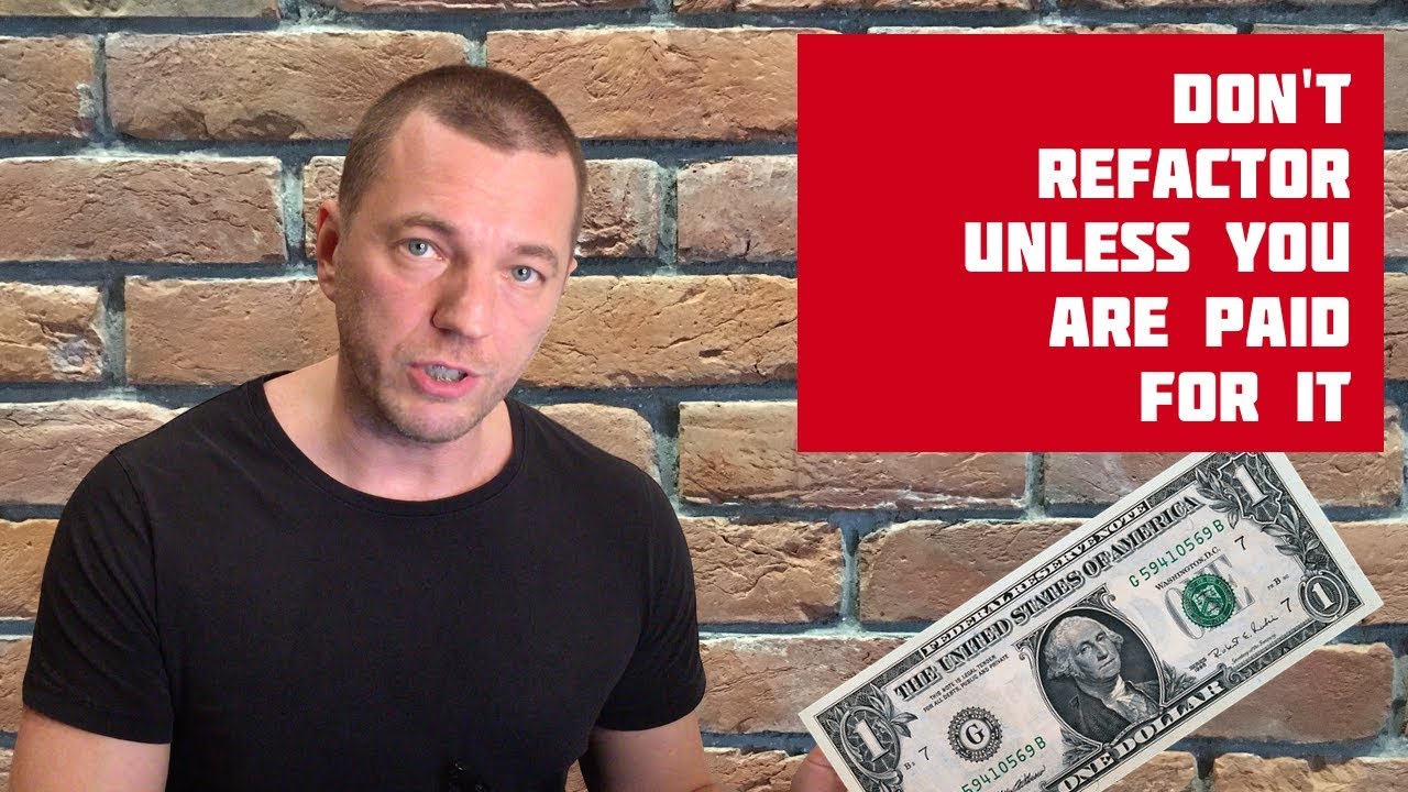 M104: Refactoring without a ticket means stealing project resources