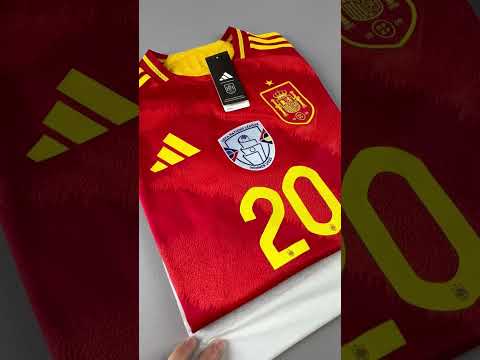 #football 2024 Spain Home Player Edition Jersey #soccer #jersey