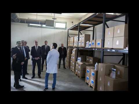 Visite d'Elyes Fakhfakh à la Pharmacie Centrale à Ben Arous