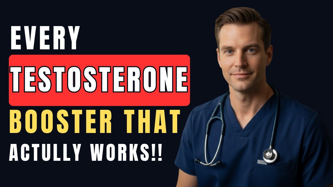 Every Testosterone Booster That Actually Works Explained | Dr. Stephen