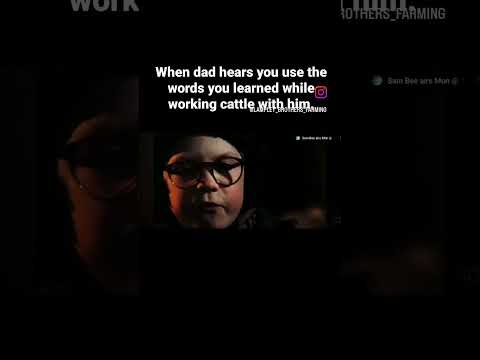 Using working words while working cattle #funny #farmlife #memes