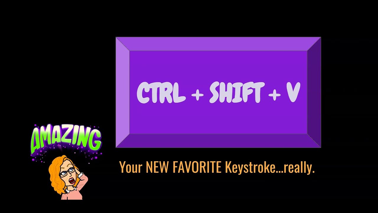 Paste Without Formatting: The Magic of Control + Shift + V