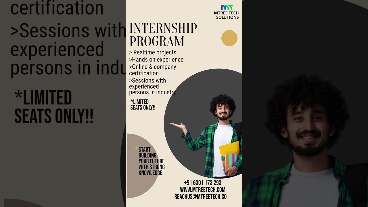INTERNSHIP PROGRAMME || MTREE TECH SOLUTIONS || MTREE TECH || LIMITED SEATS