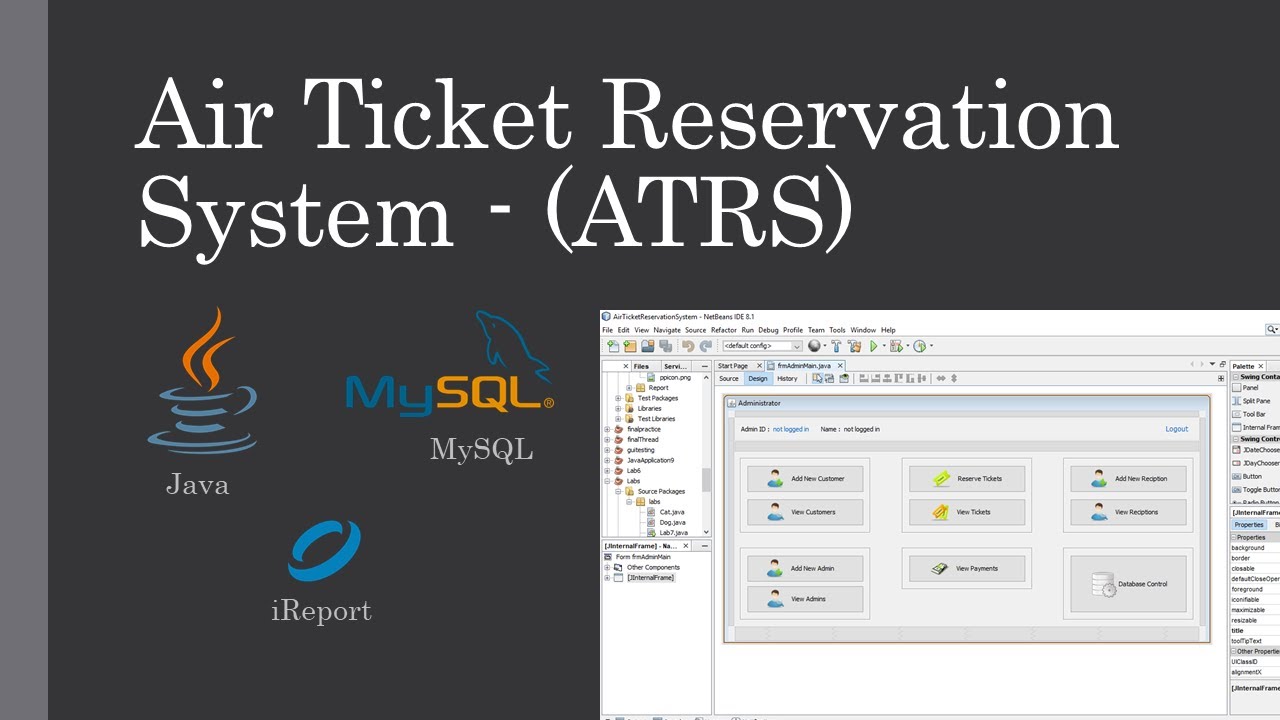 Air Ticket Reservation System Java (With Source Codes)