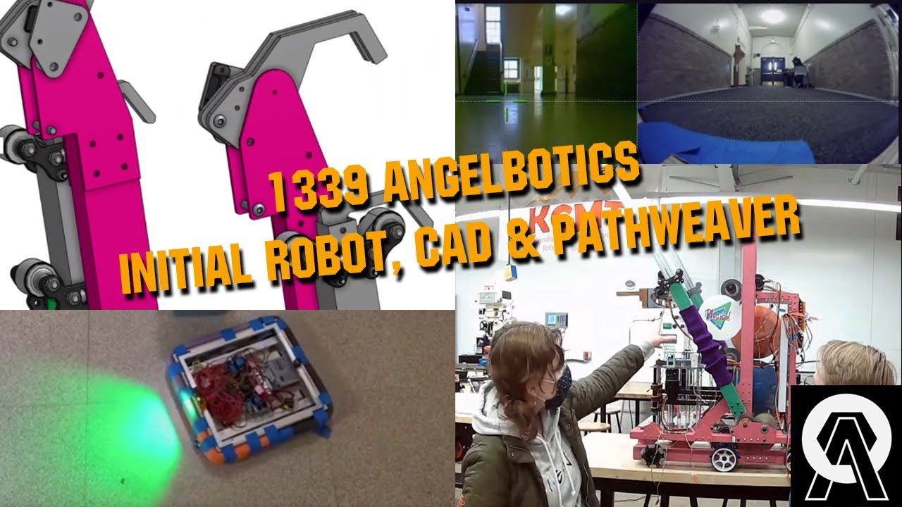 Initial Robot, CAD Overview and PathWeaver Demo 1339 AngelBotics Rapid React